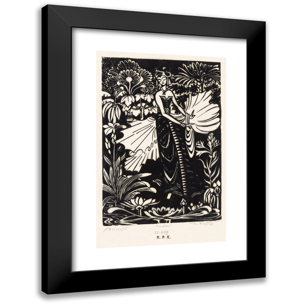 Johannes Frederik Engelbert ten Klooster 17x24 Black Modern Framed ...