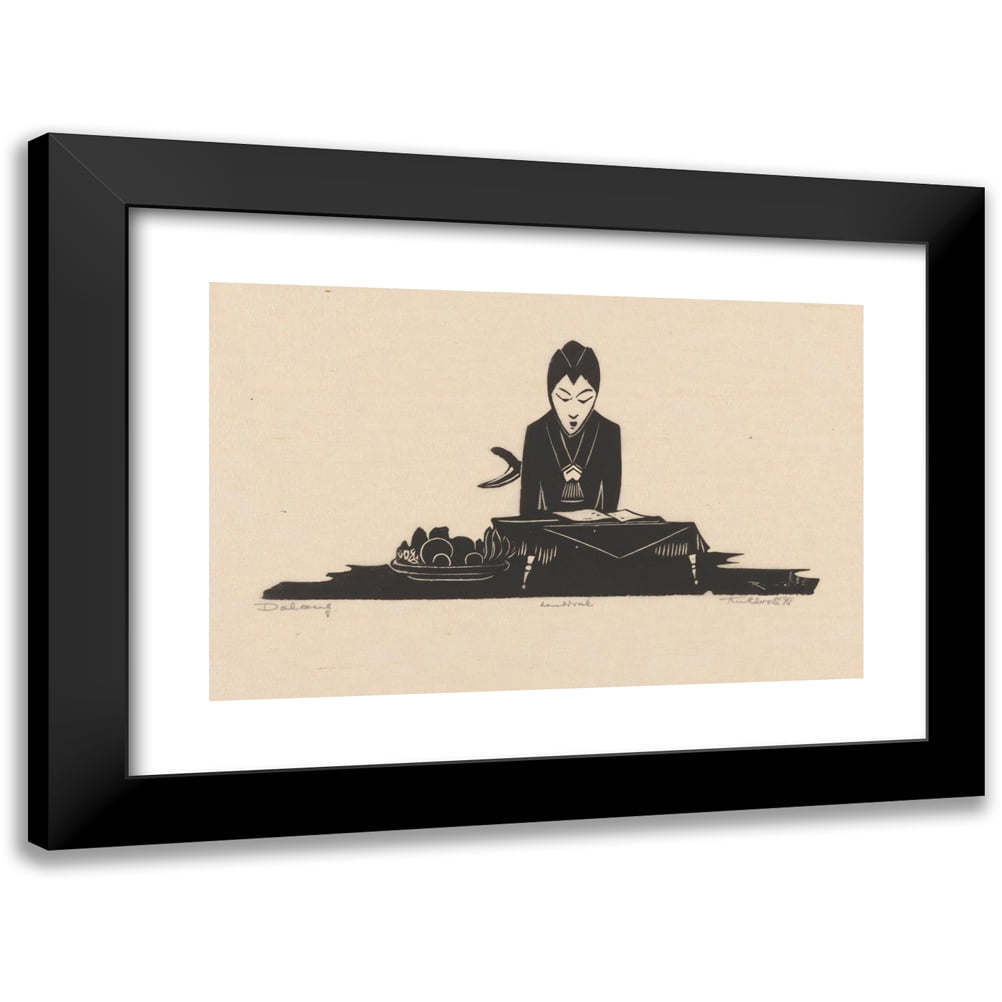 Johannes Frederik Engelbert ten Klooster 24x17 Black Modern Framed ...