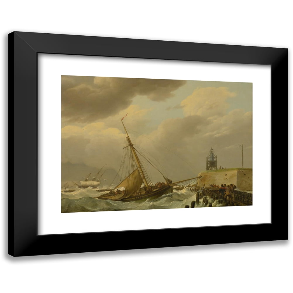 Johannes Hermanus Koekkoek 24x18 Black Modern Framed Museum Art Print ...