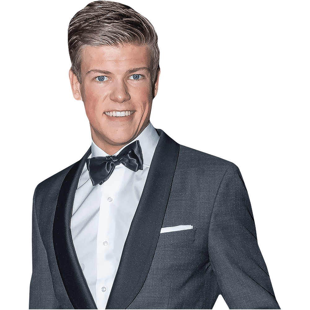 Johannes Hosflot Klaebo (Bow Tie) Half Body Buddy Cutout - Walmart.com