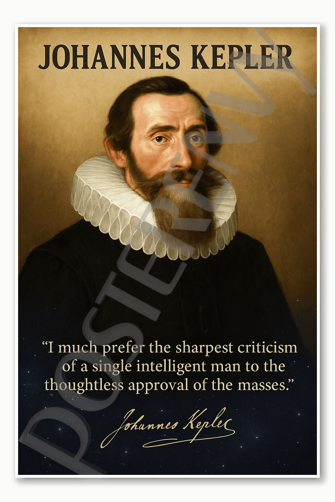 Johannes Kepler Famous Astronomer 17th century German astronomer ...