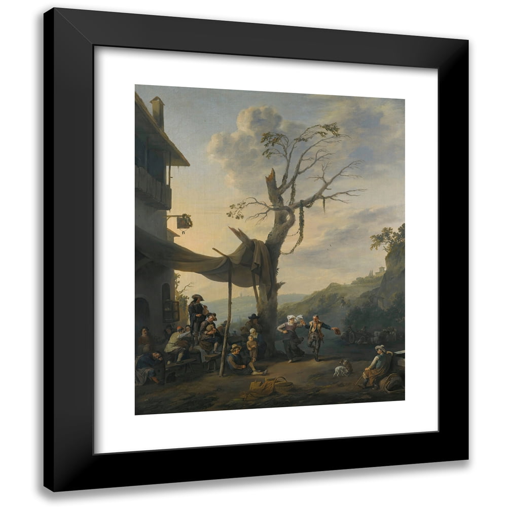 Johannes Lingelbach 15x18 Black Modern Framed Museum Art Print Titled ...