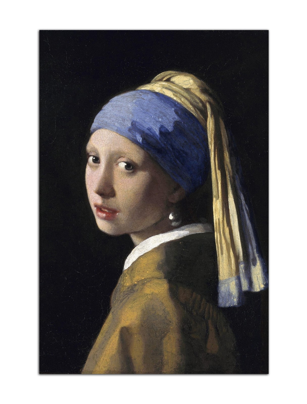 Johannes Vermeer Art Painting The Girl With A Pearl Earring Poster ...