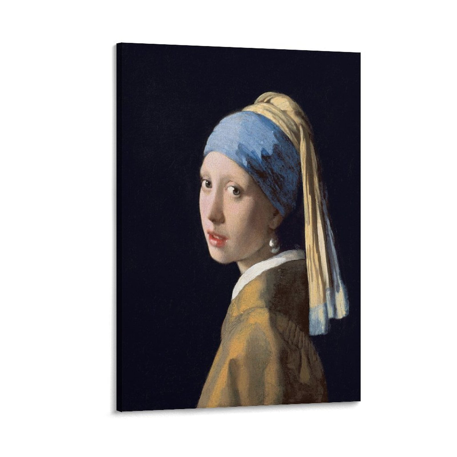 Johannes Vermeer Prints 《Girl with A Pearl Earring》 Wall Art Poster ...