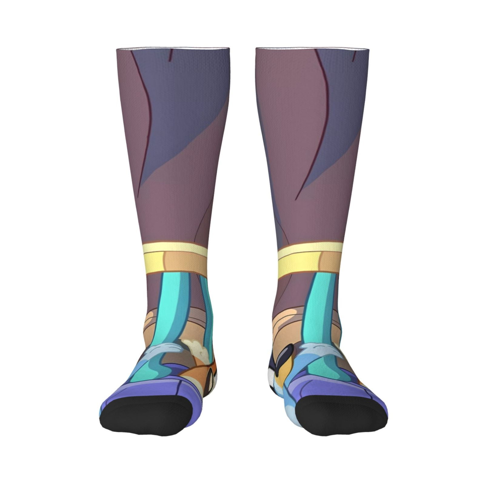 Johaoi Bluey Pattern Crazy Funny Stocking for Men & Women Colorful Fun ...