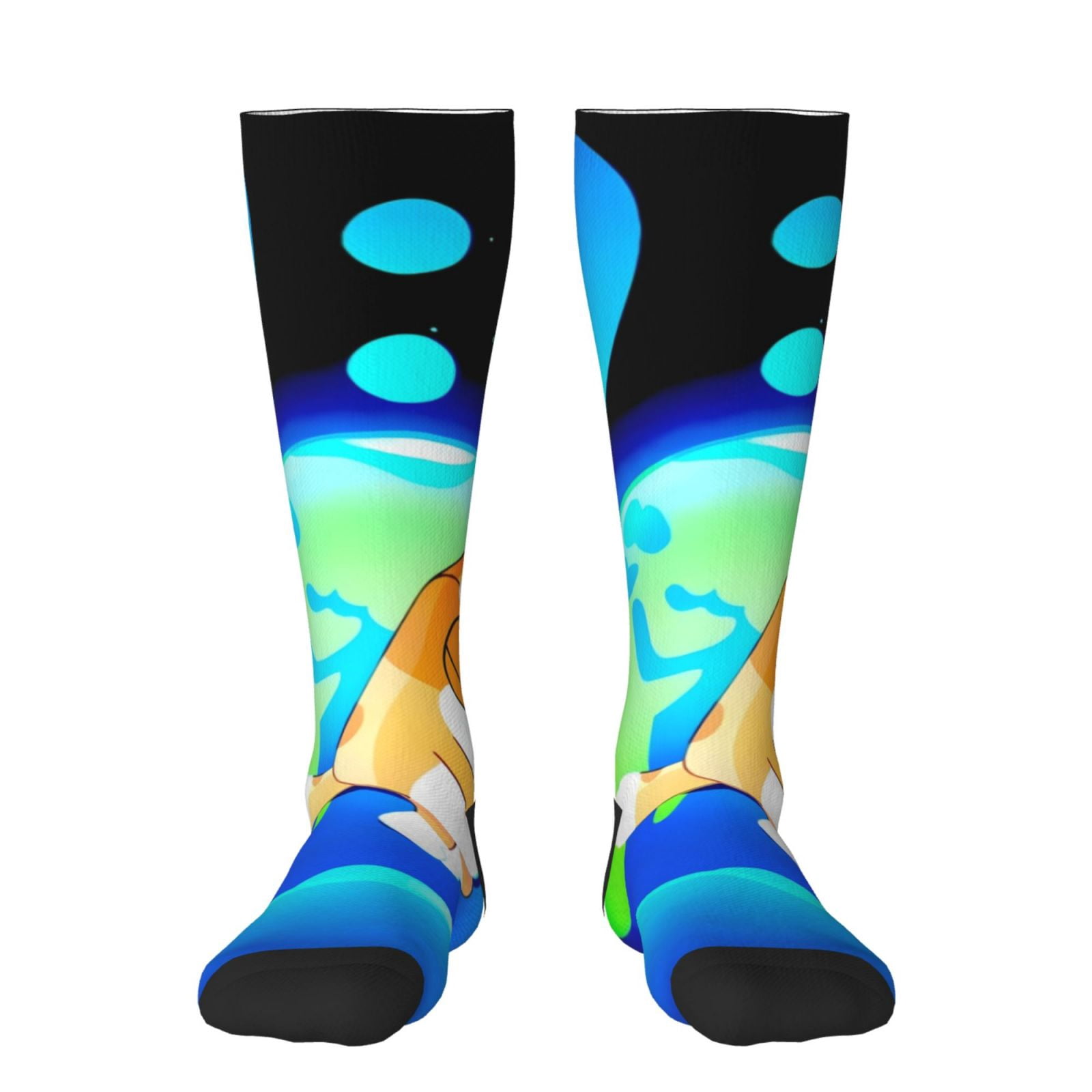 Johaoi Bluey Pattern Crazy Funny Stocking for Men & Women Colorful Fun ...