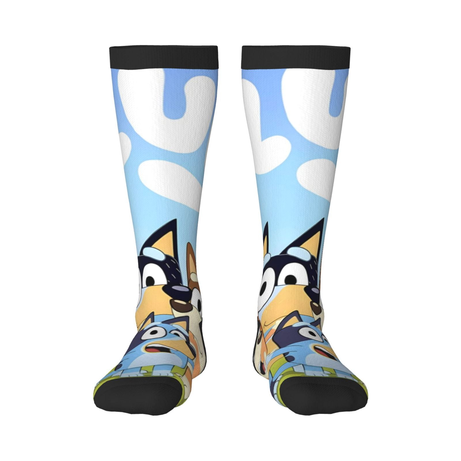 Johaoi Bluey Pattern Crazy Funny Stocking for Men & Women Colorful Fun ...
