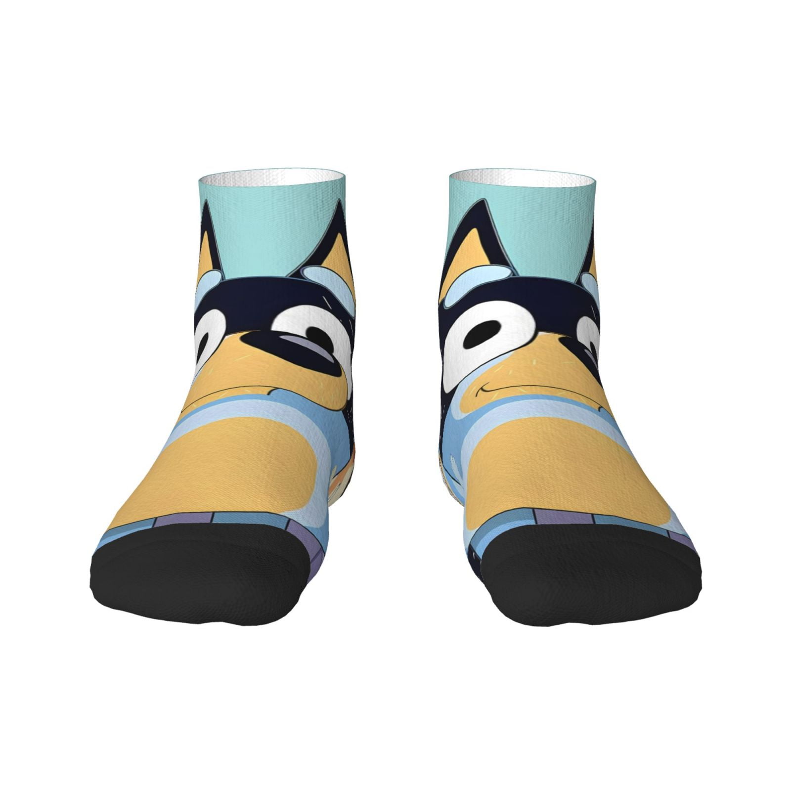 Johaoi Bluey Pattern Novelty Socks, Funny Socks Over The Calf Tube ...