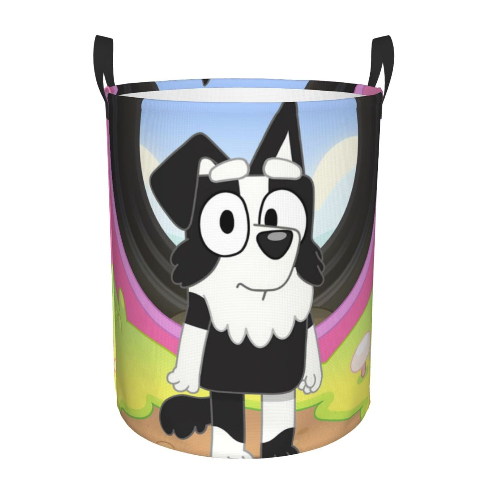 Johaoi Bluey Pattern Round Large Laundry Basket -Storage Basket - Toy ...