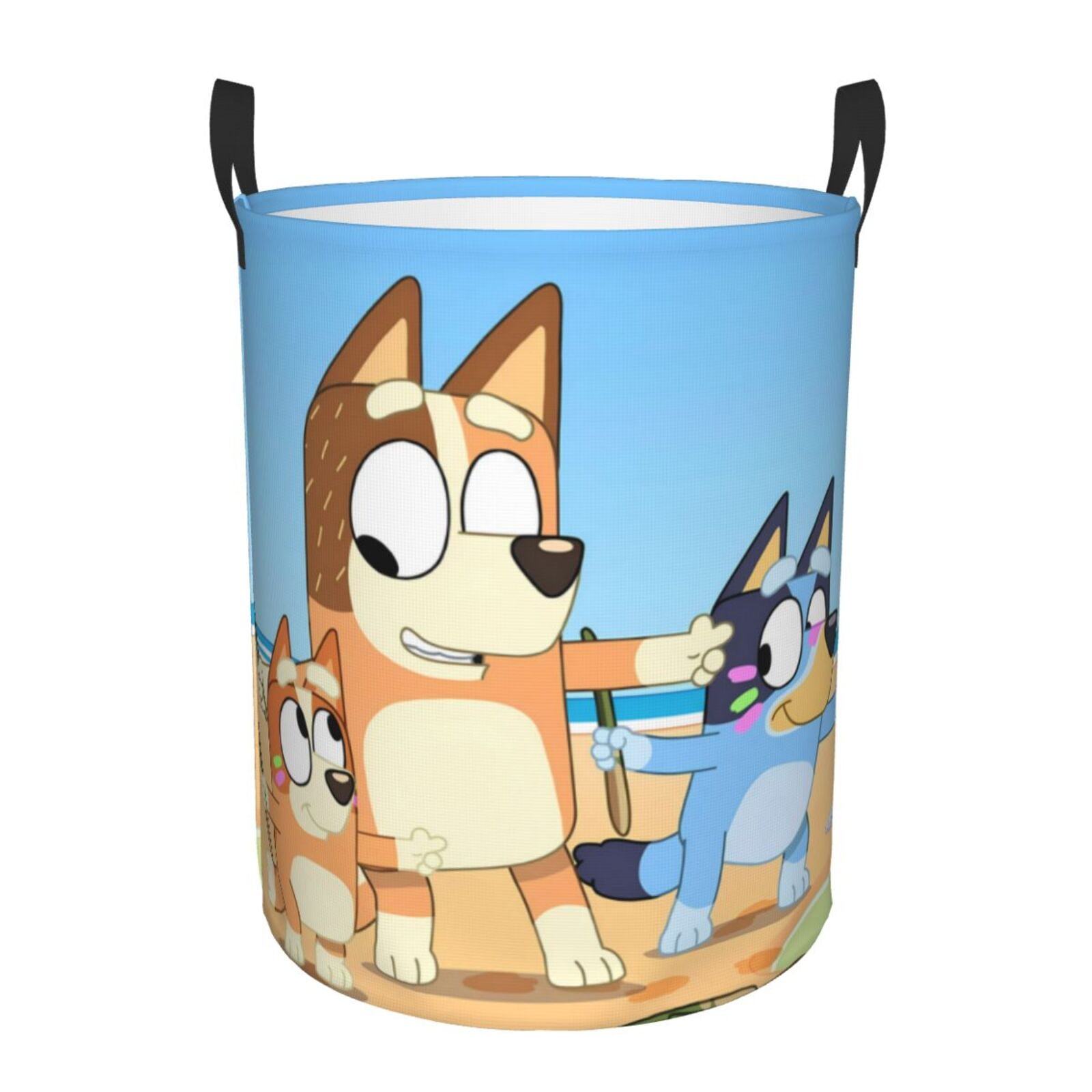 Johaoi Bluey Pattern Round Large Laundry Basket -Storage Basket - Toy ...