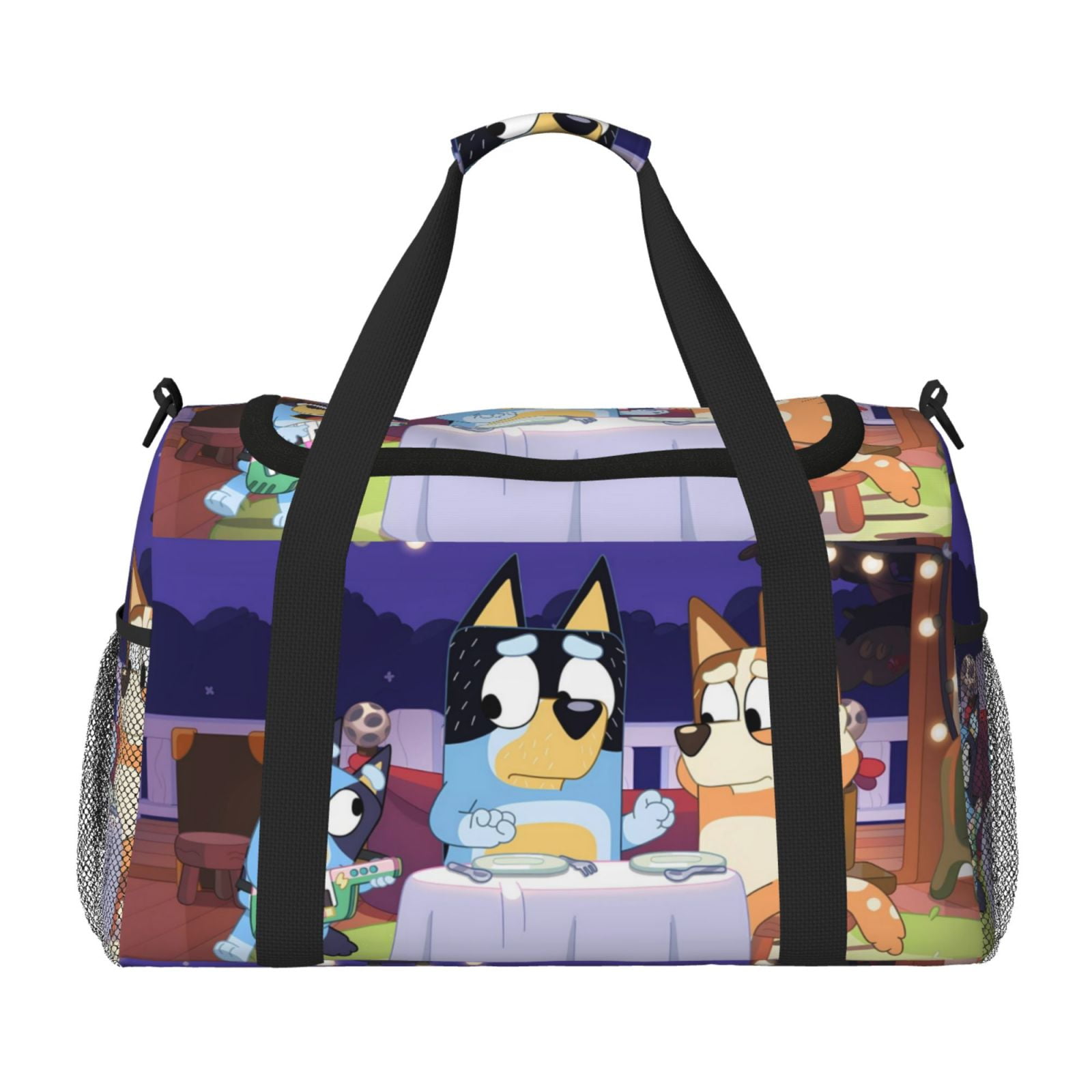 Johaoi Bluey Pattern Travel Duffle Bag,Gym Bag for Men Women Waterproof ...