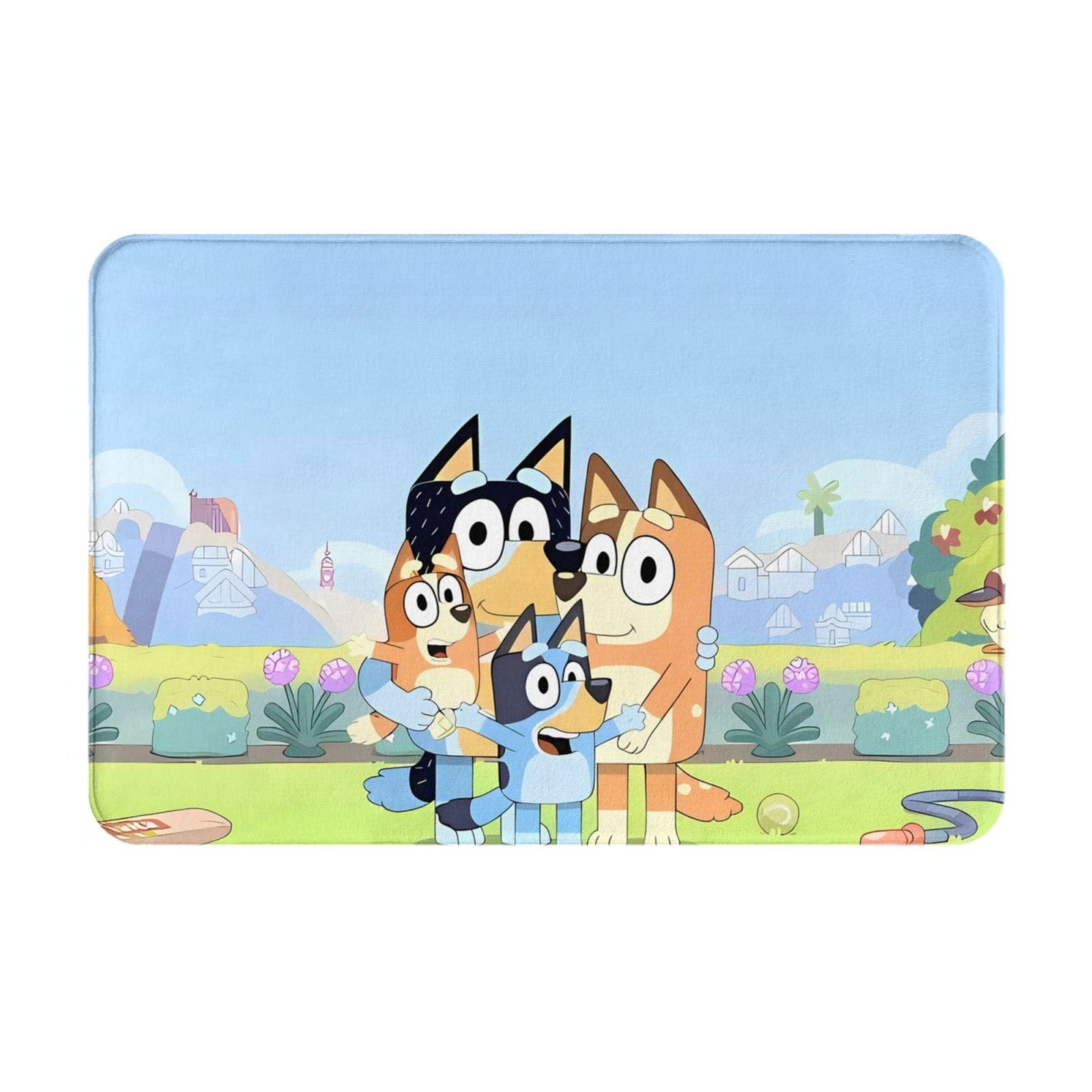 Johaoi Bluey Print Front Door Mat Indoor Outdoor Entrance,Patio Porch ...