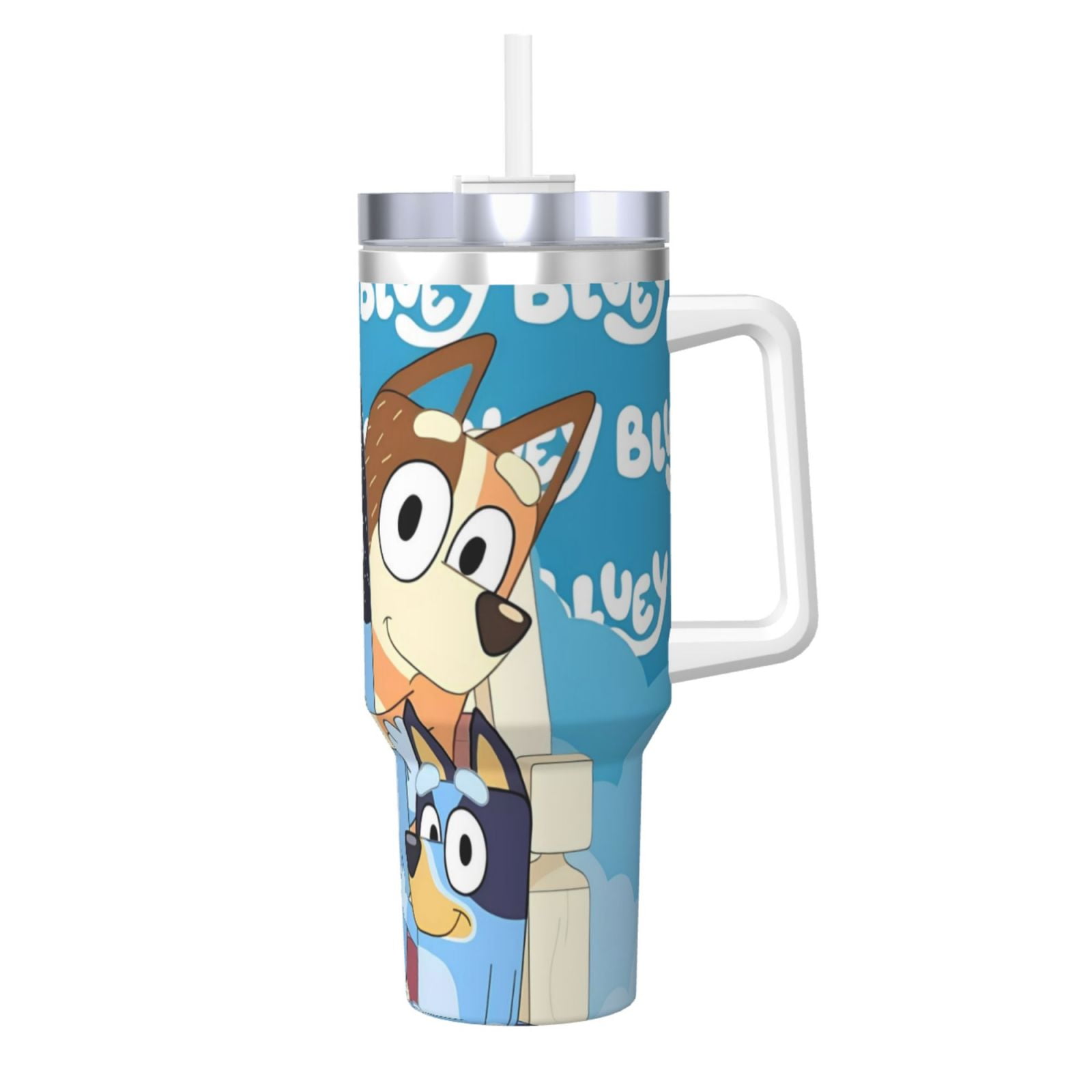 Johaoi Bluey for 40 OZ Tumbler | Insulated Cup with Handle and Straw ...