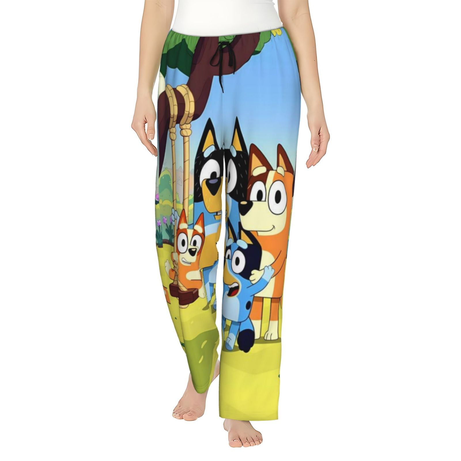 Johaoi Bluey for Pajama Pants Women,Comfy Lounge Pants Drawstring Sleep ...