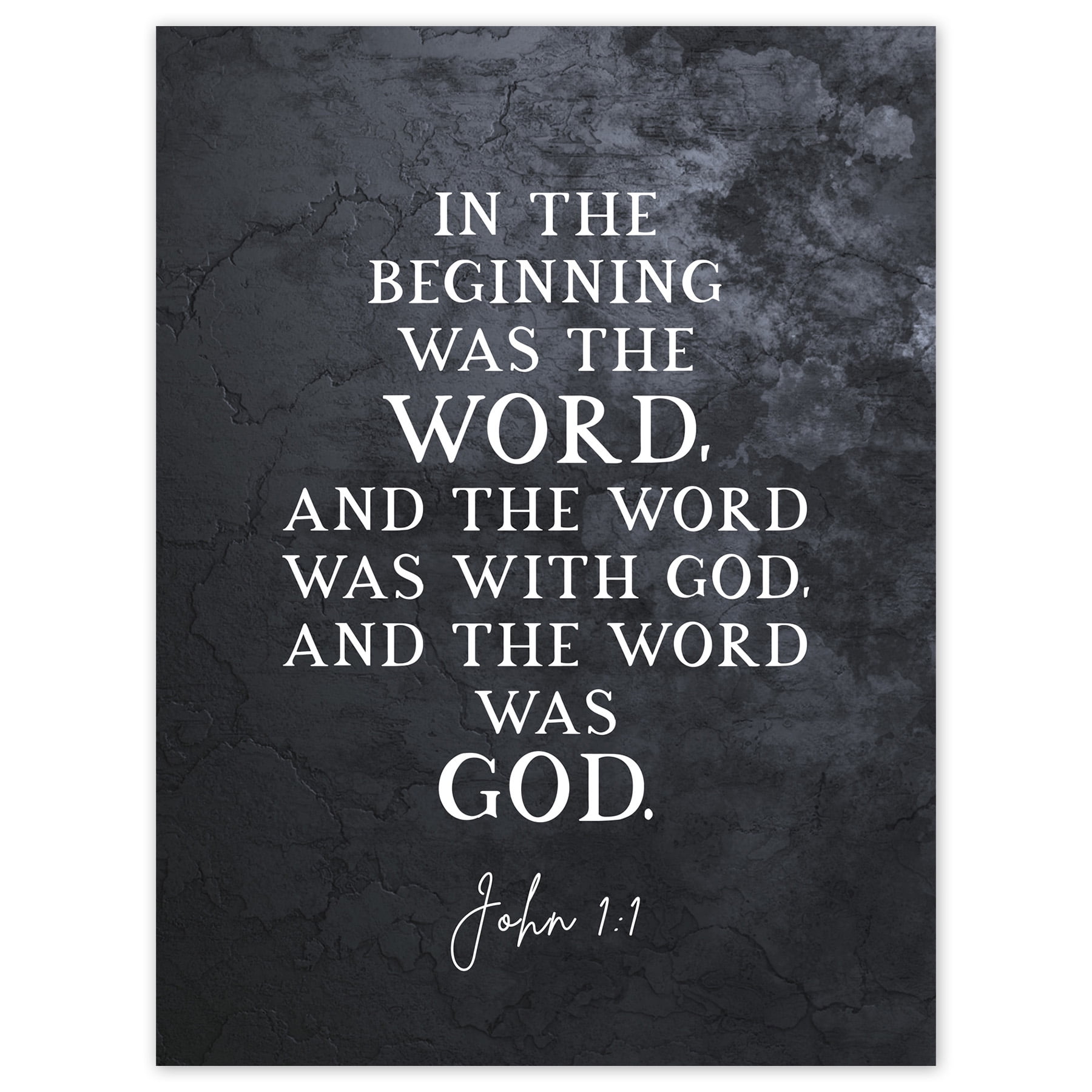 John 1:1 The Word Was God Christian Bible Verse Quote Scripture ...