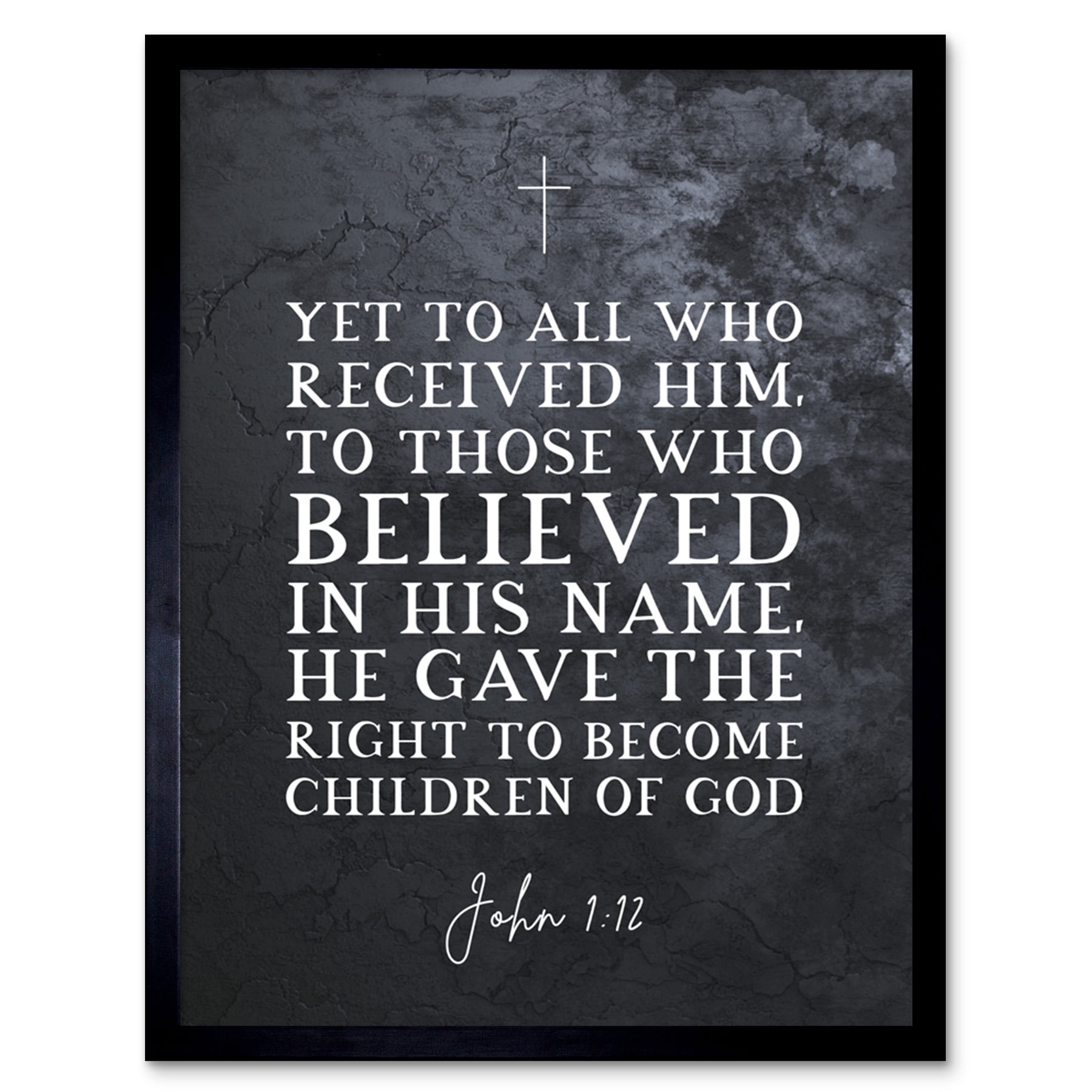 John 1:12 Belief The Right To Become Children Of God Christian Bible ...