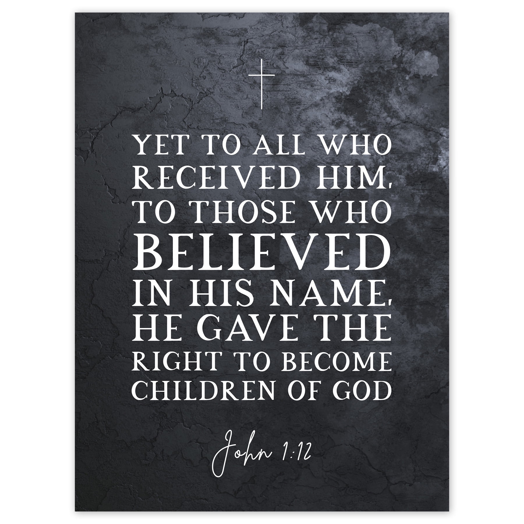 John 1:12 Belief The Right To Become Children Of God Christian Bible ...