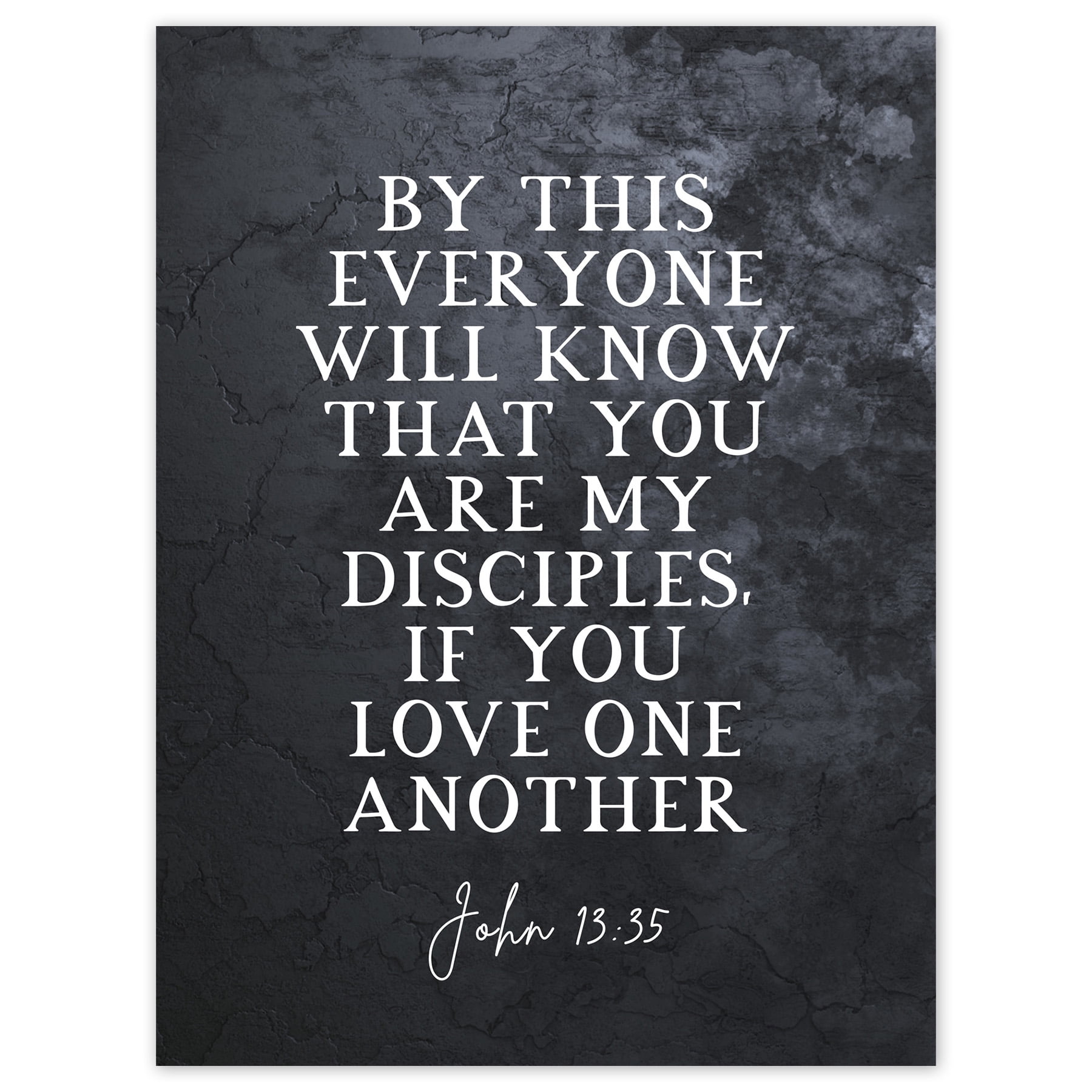 John 13:35 My disciples Love One Another Christian Bible Verse Quote ...