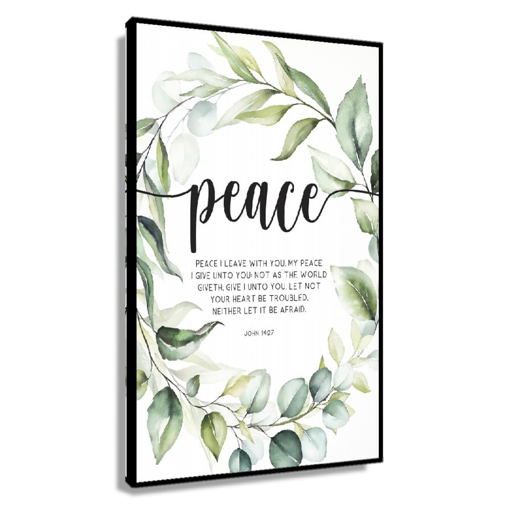 John 14 27 Bible Verse Wall Art, Bible Quote Prints, Printable ...
