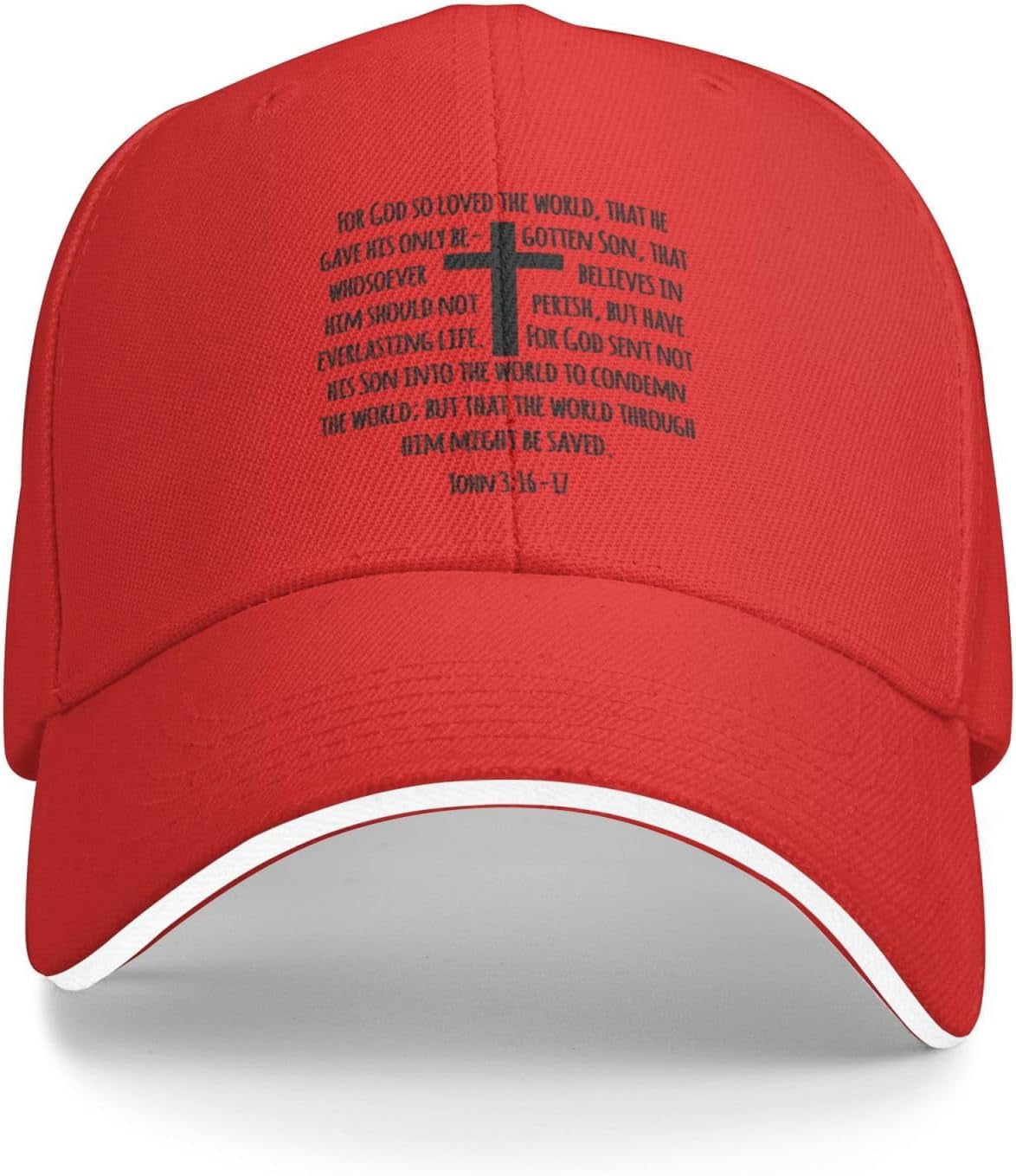 John 3:16 Christian Gifts Bible Verse Faith Religious Gifts Red ...