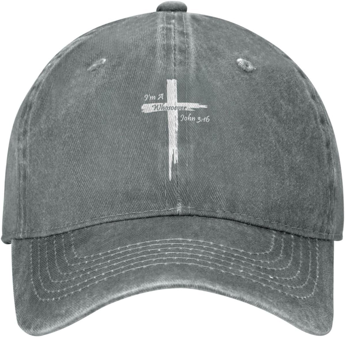 John 3:16 Modern Christian Hats for Men I'm A Whosoever John 3:16 ...