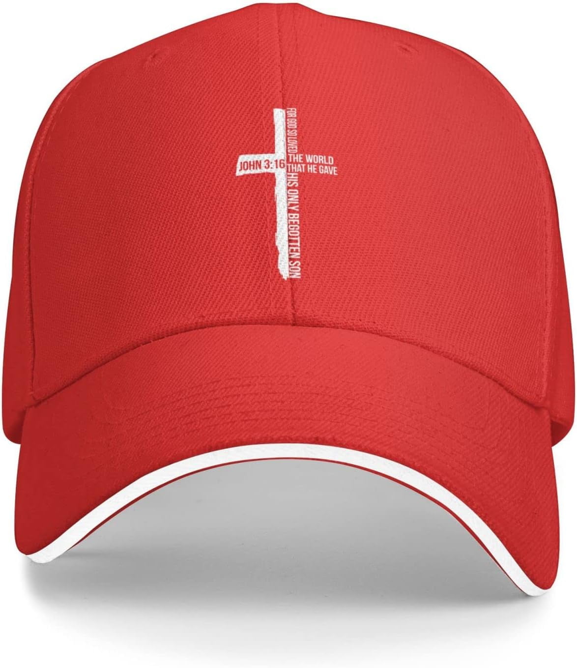 John 3:16 for God So Loved The World Cross, Christian, Faith Baseball ...