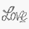 John 316 Love Sticker - Walmart.com