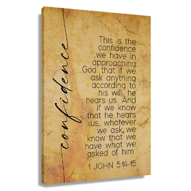 John 5 14-15 Bible Scripture Wall Art Bible Poster Canvas Artwork ...