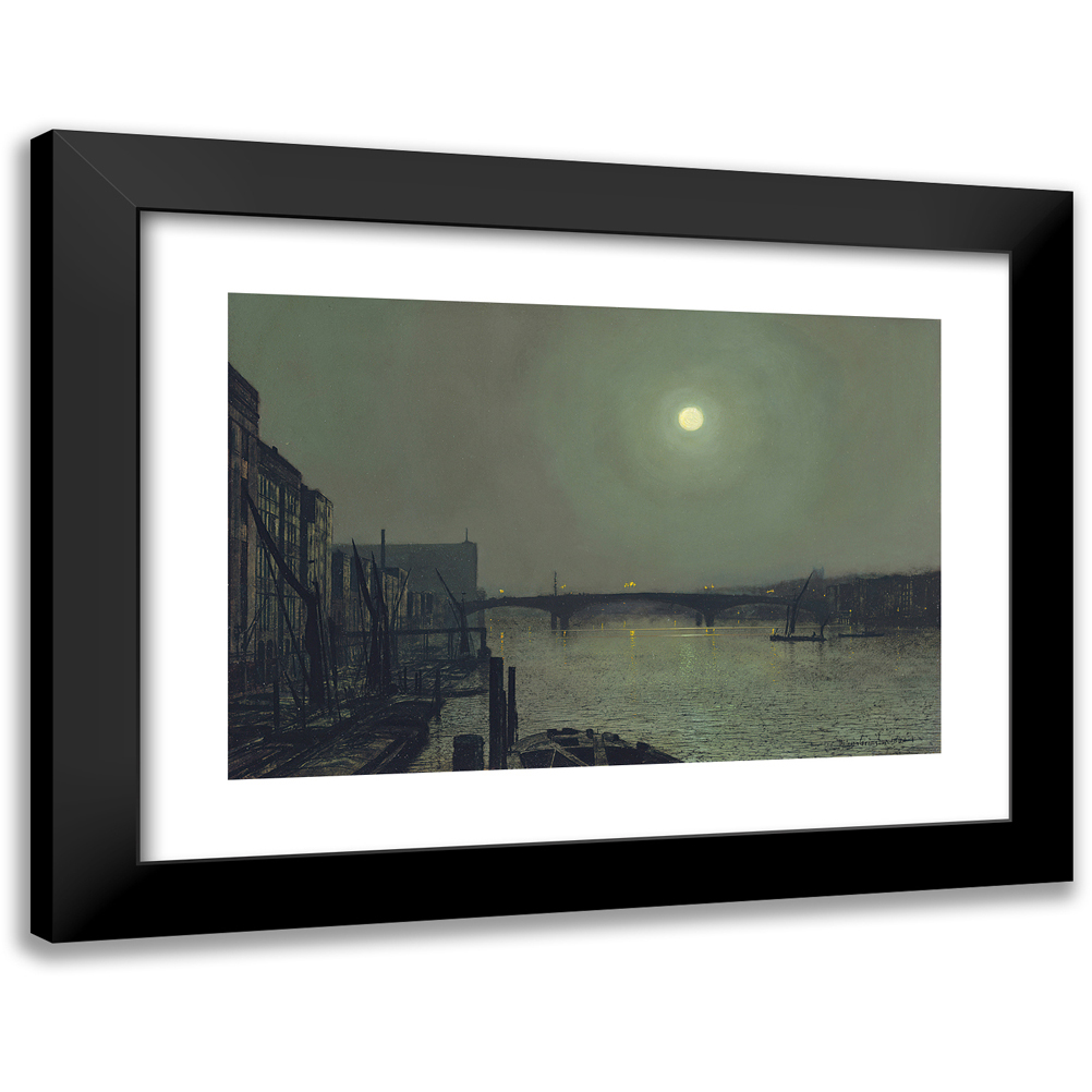 John Atkinson Grimshaw 18x14 Black Modern Framed Museum Art Print ...