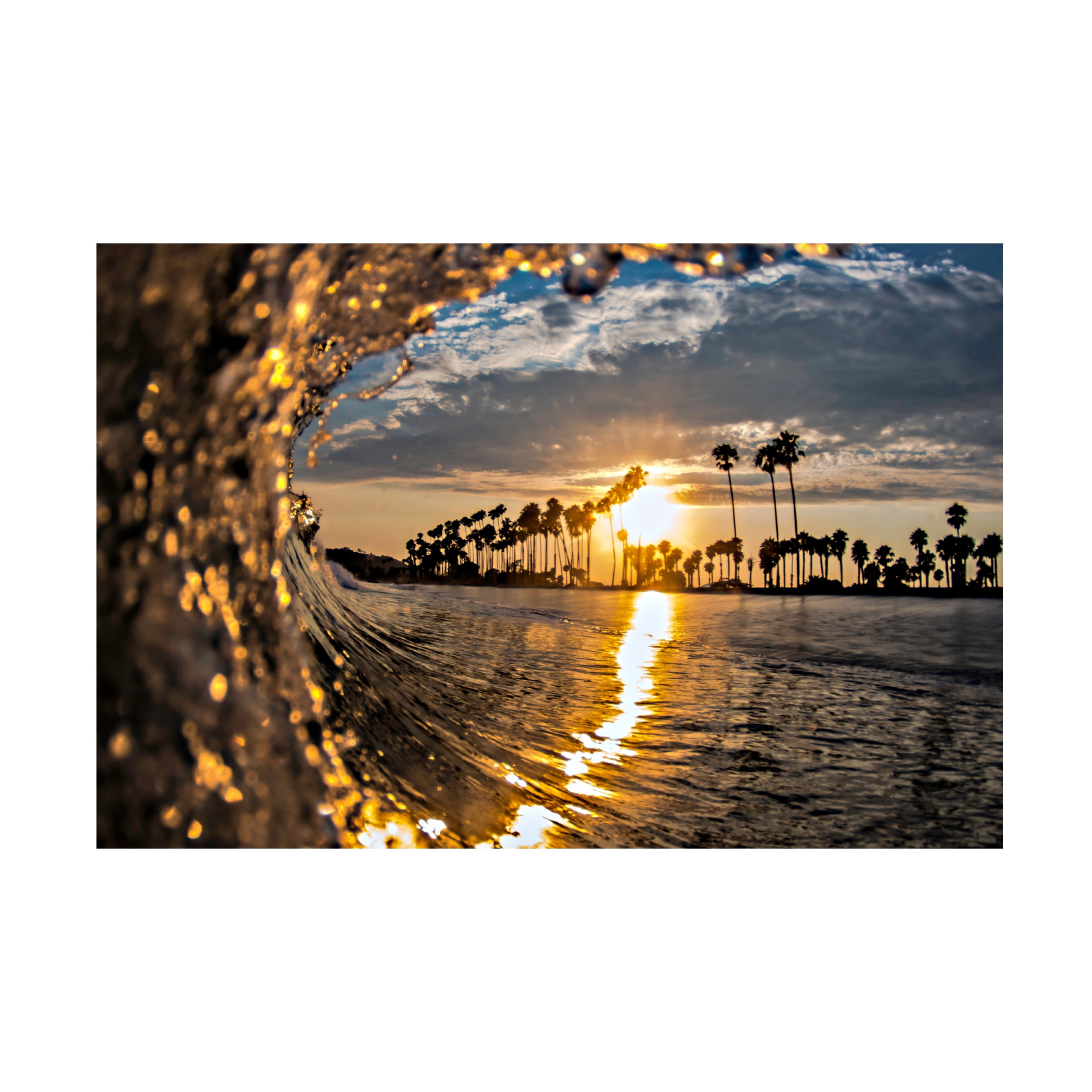 John Baran 'Wave 3' Canvas Art - Walmart.com