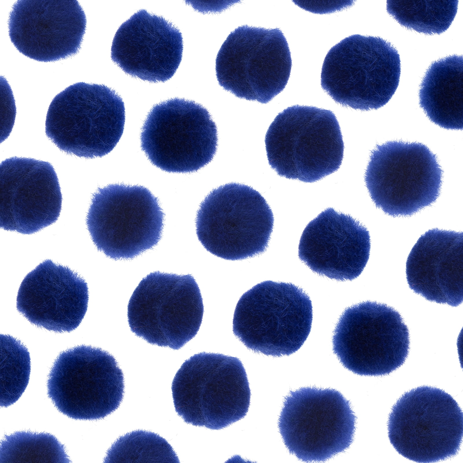 John Bead 0.75in Royal Blue Pom Poms for Crafts DIY Art Creative ...
