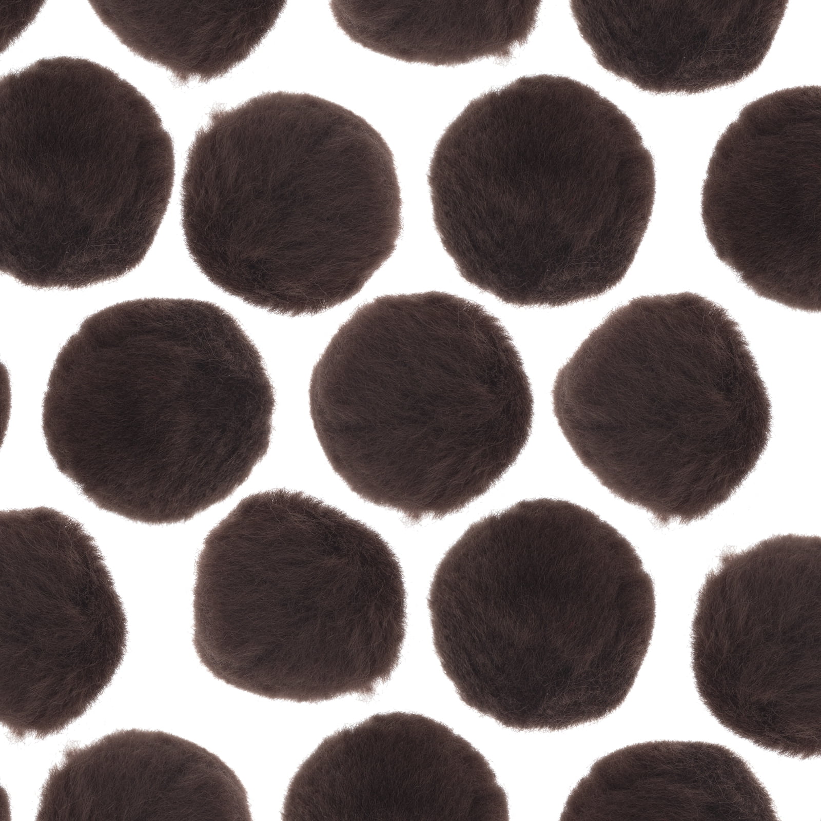 John Bead 1.5in Brown Pom Poms for Crafts DIY Art Creative, 50pcs ...