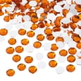 John Bead 1000-Piece 6mm (SS28) | Orange Acrylic Round Flat Back ...