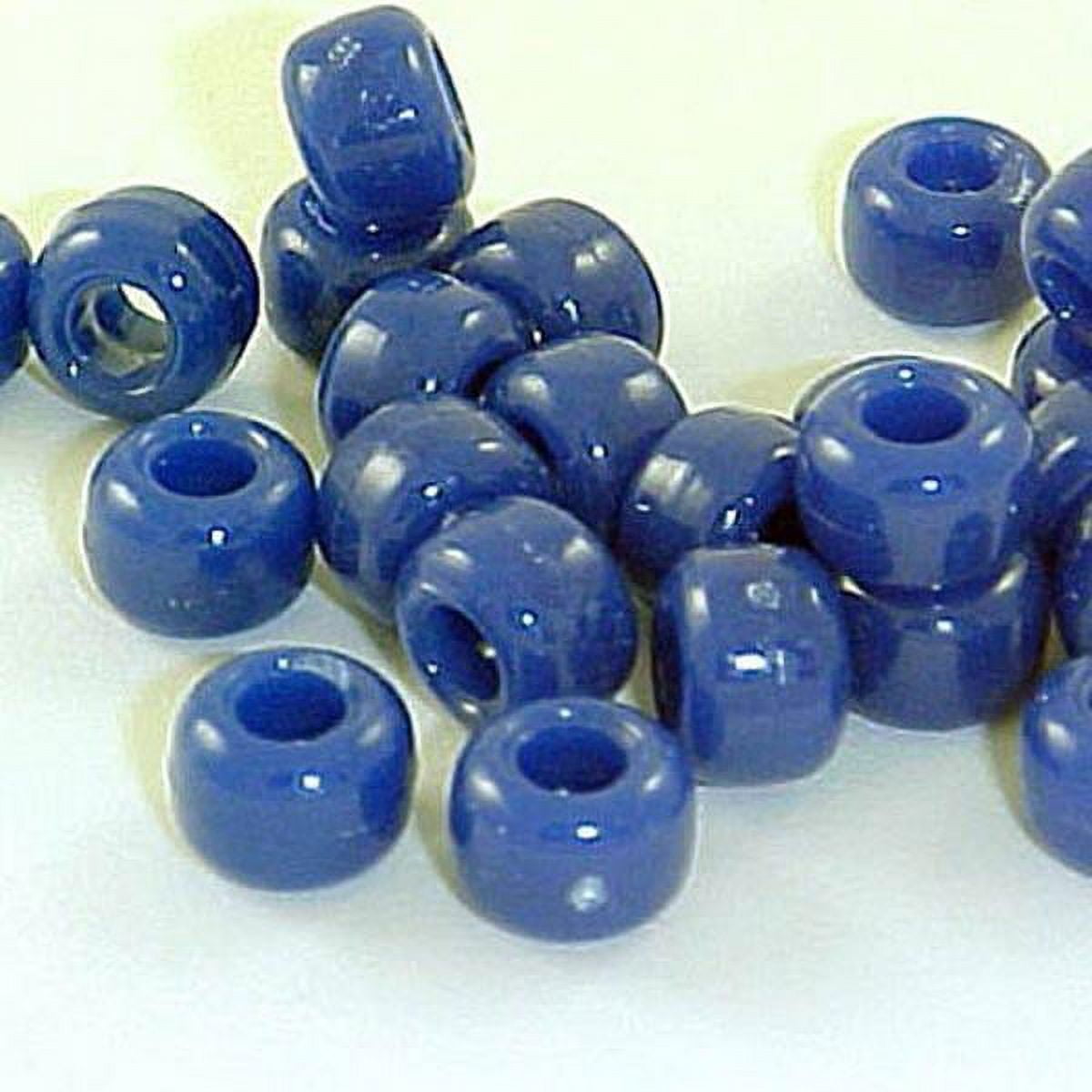 John Bead 1000pcs 9mm Plastic Crow Beads | Blue Pony Bead - Walmart.com