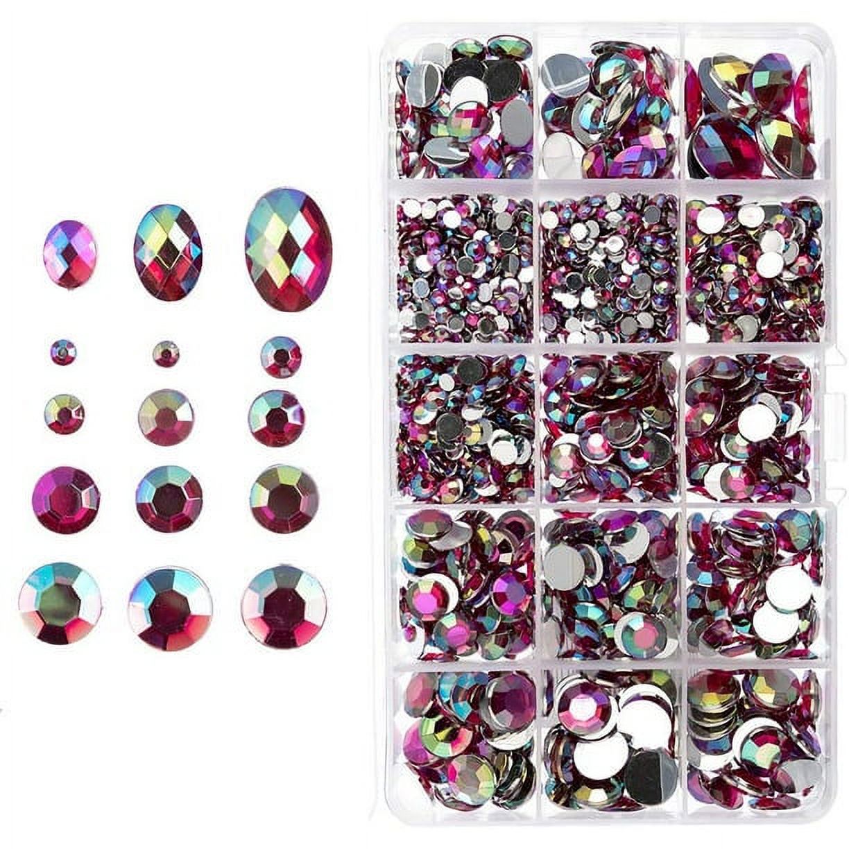 Value Pack Hot Fix Glass Stones - Crystal - 4mm - 750 pcs - Walmart.com