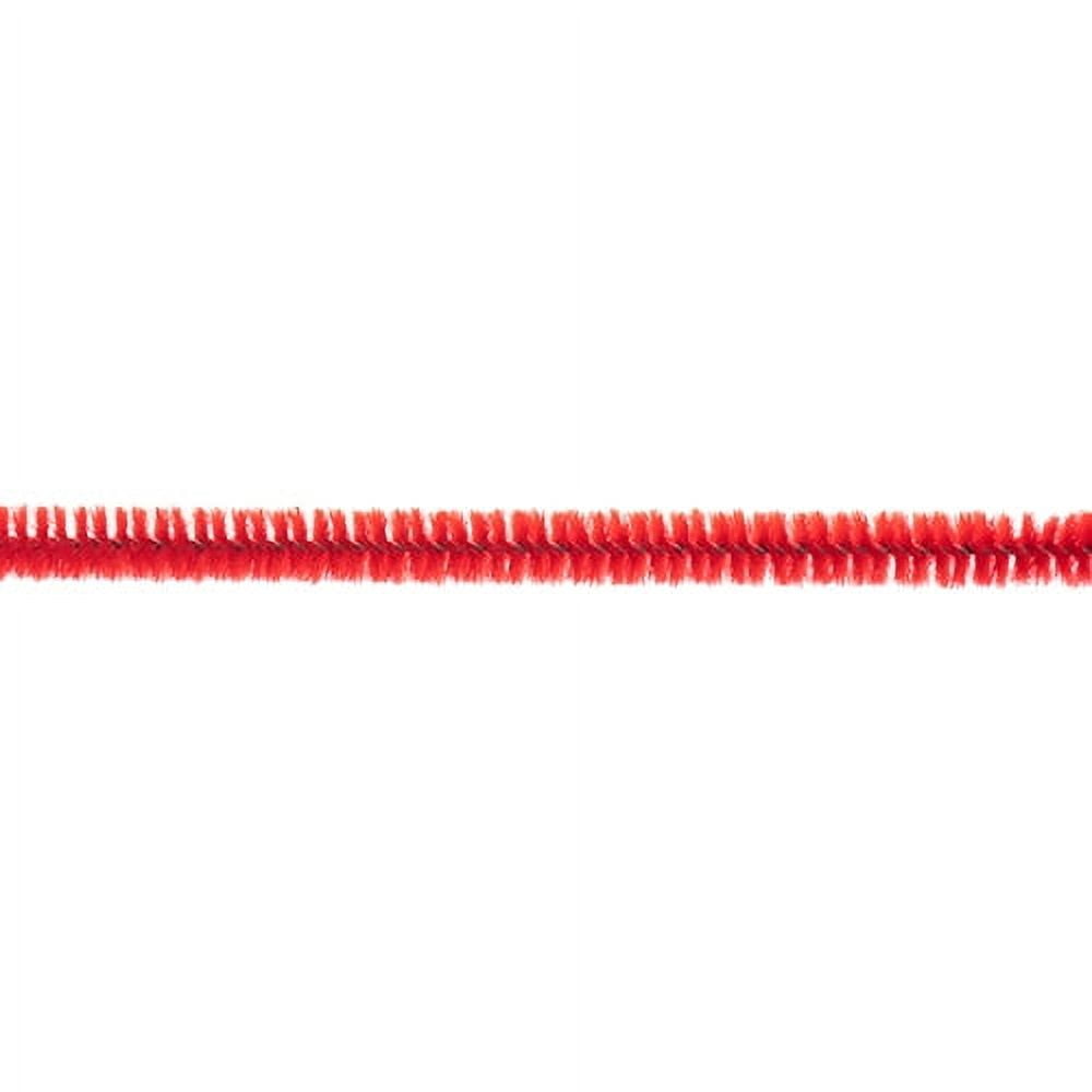 John Bead 100pcs 6mm x 12in Red Chenille Pipe Cleaners Stem for DIY Art ...