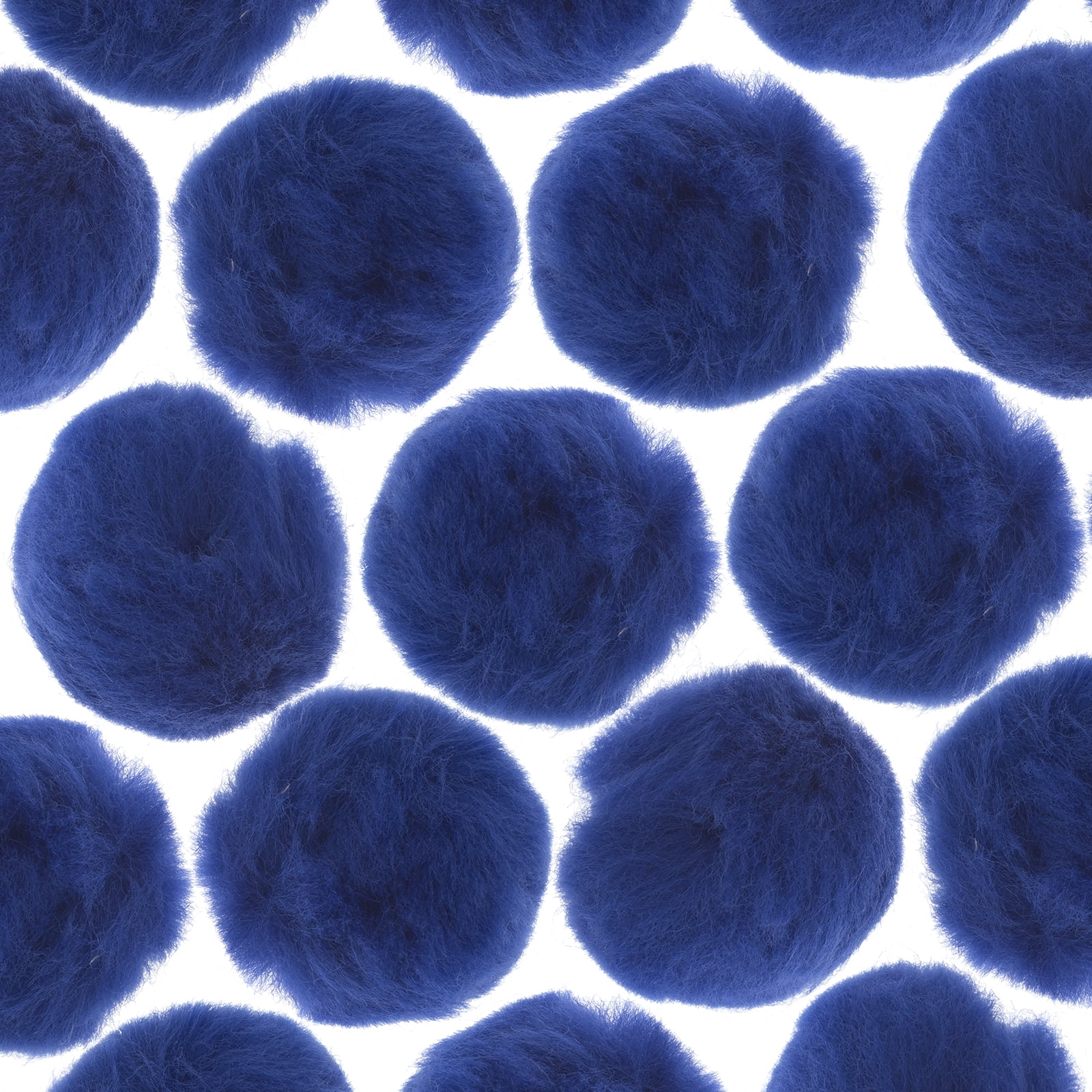 John Bead 2in Royal Blue Pom Poms for Crafts DIY Art Creative, 50pcs ...