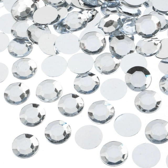 John Bead 400-Piece 12mm (SS50) | Crystal Acrylic Round Flat Back ...
