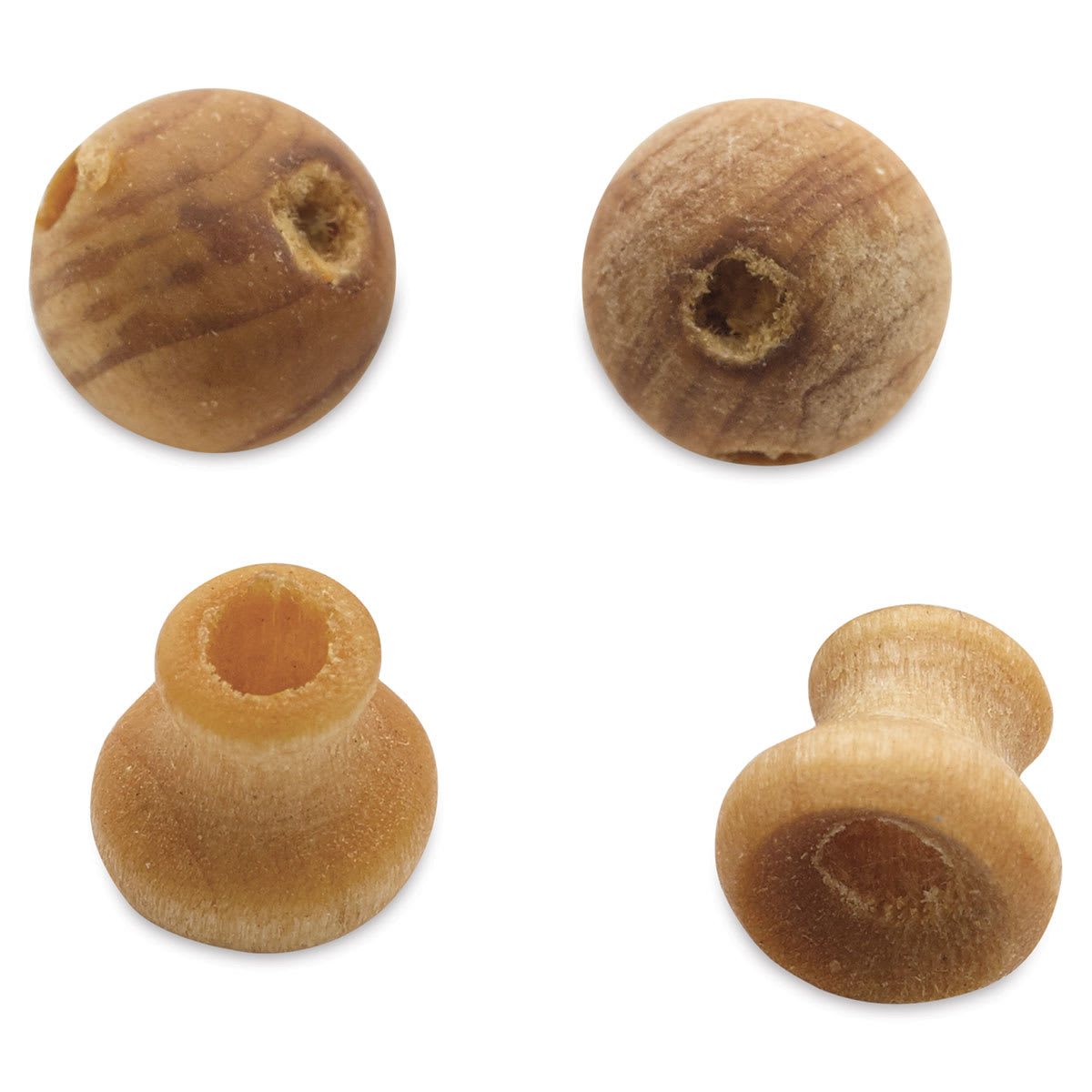 John Bead Aromatic Wooden Guru Beads - Cedarwood, 6 mm, Pkg of 2 ...