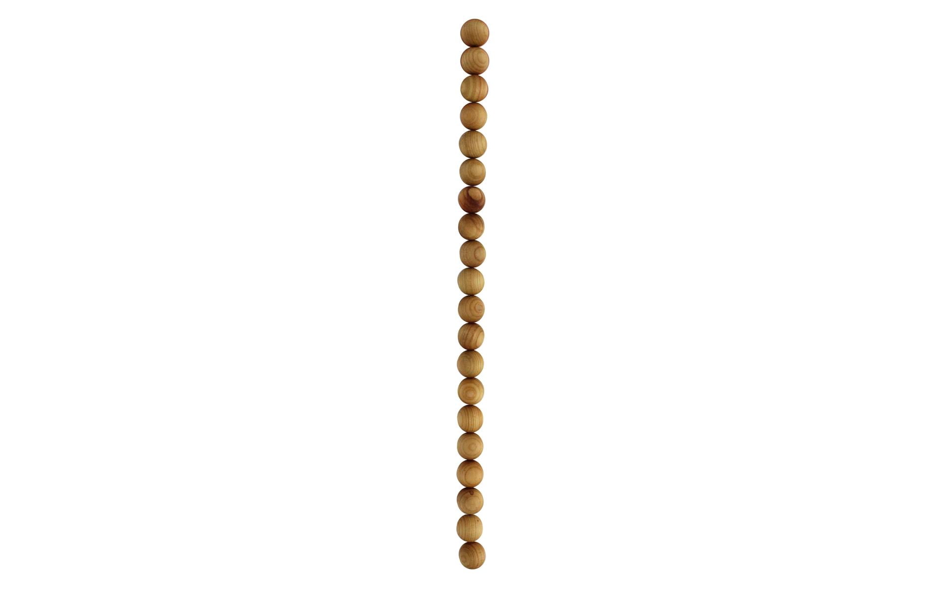 John Bead Aromatic Wooden Beads - Cedar, 10 mm, 8