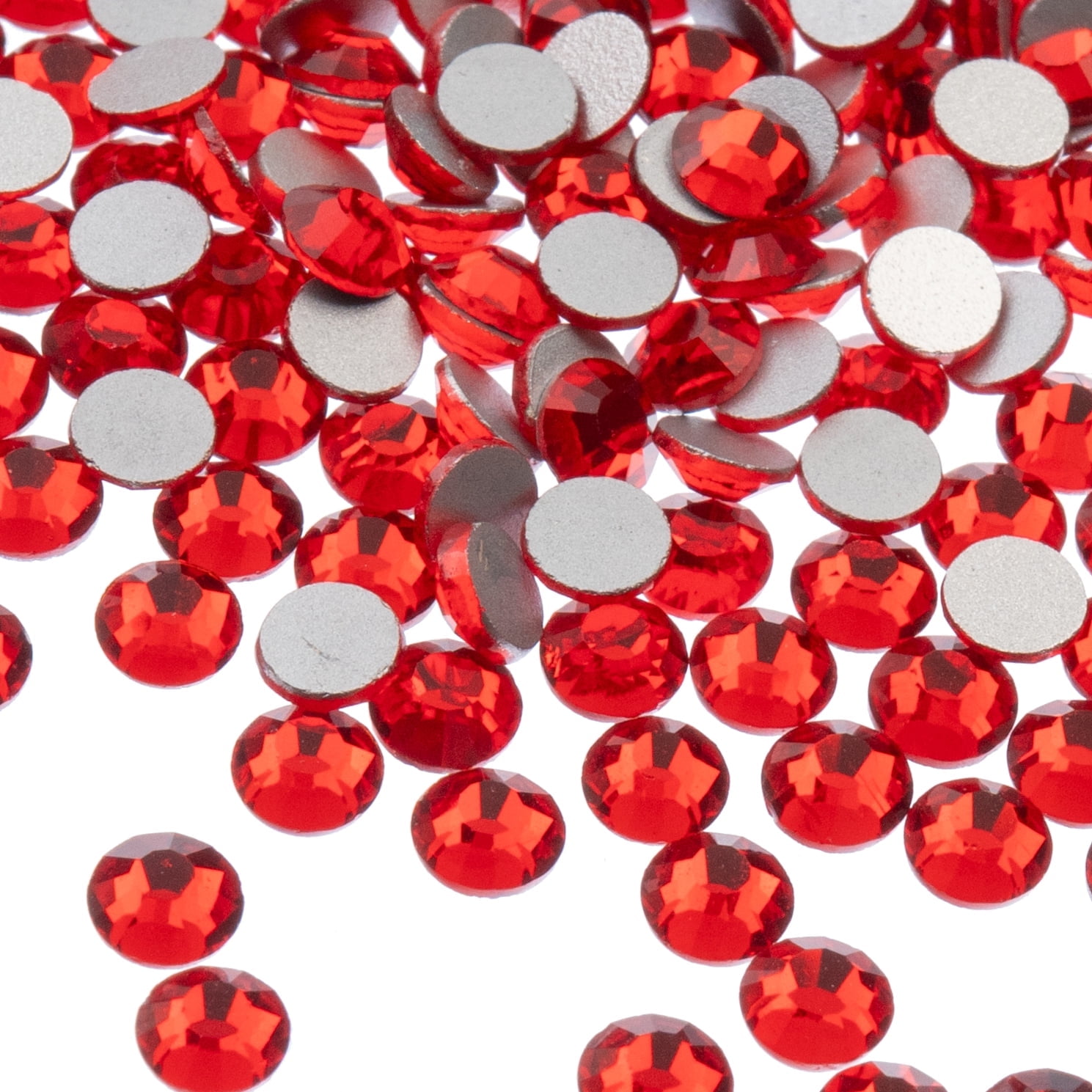 John Bead Crystal Lane Flat Back Rhinestones - Light Siam, 4.7 mm ...