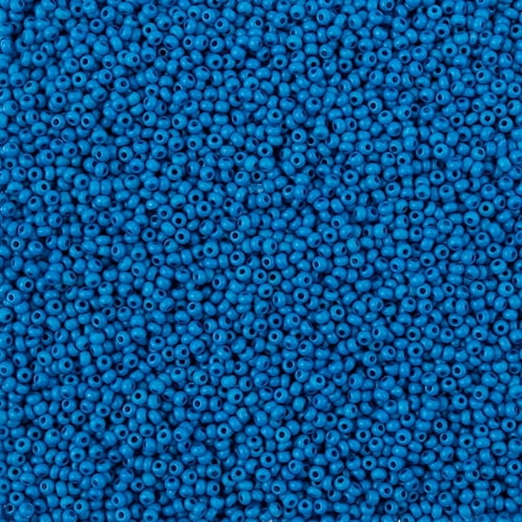 John Bead 8/0 Czech Glass Seed Beads 22 Grams Silver Lined Royal Blue ...
