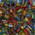 John Bead Czech Glass Seed Beads (23g) Assorted Sizes Beadlette Silver ...