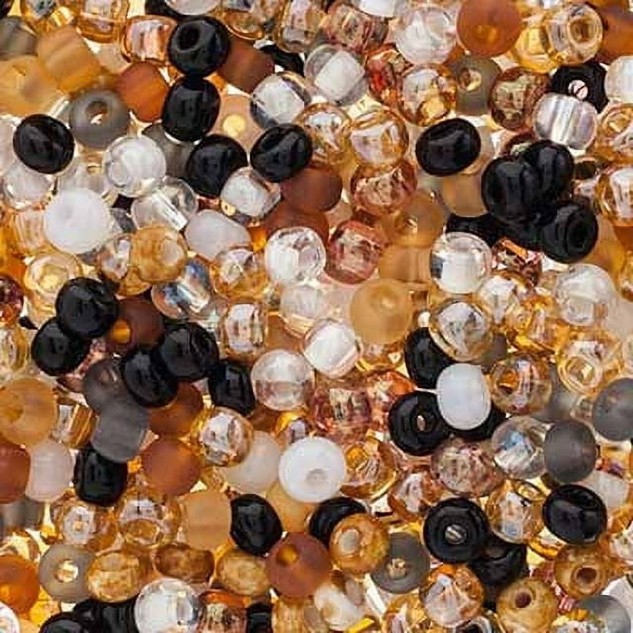 John Bead Czech Glass Seed Beads 6/0 (24g) Rocky Mountain Mix Bead - Walmart.com