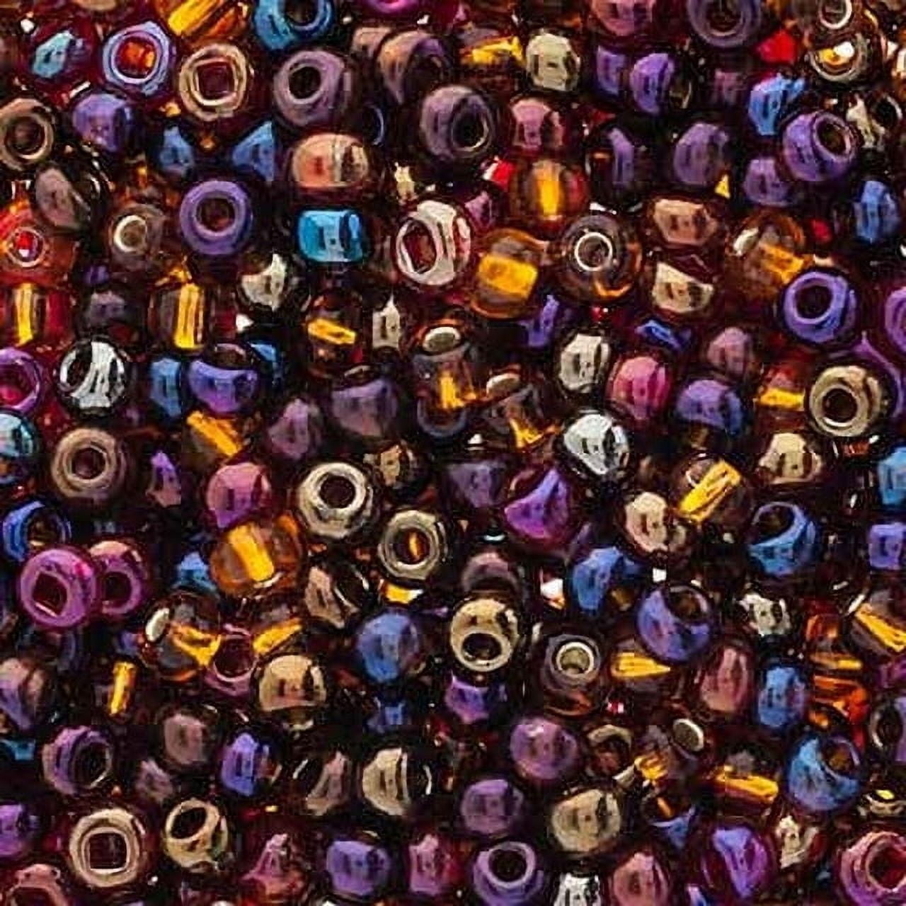 John Bead Czech Glass Seed Beads 6/0 (24g) Siena Gates Mix Bead ...