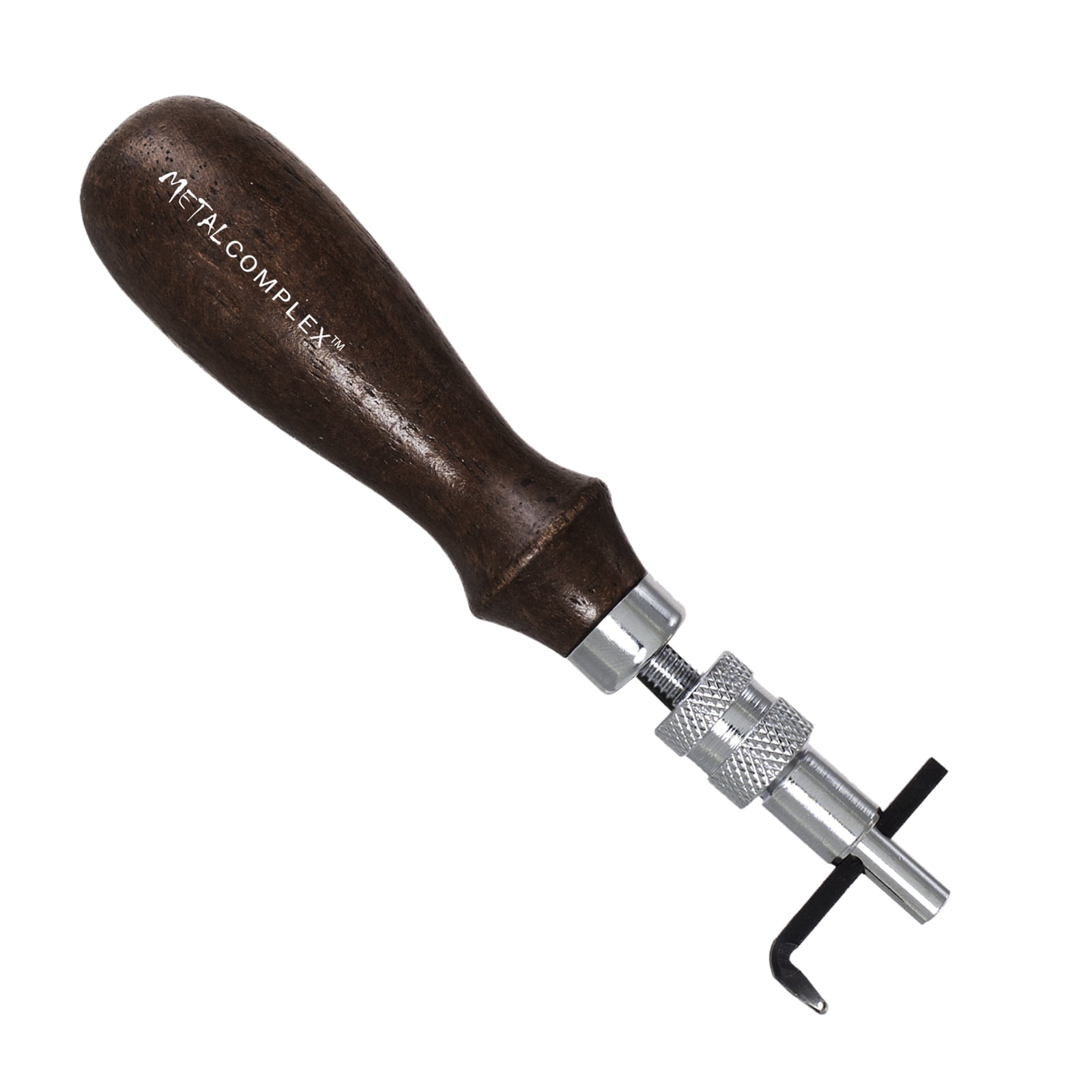 John Bead Leather Adjustable Stitch Groover DIY Crafts Tool - Walmart.com