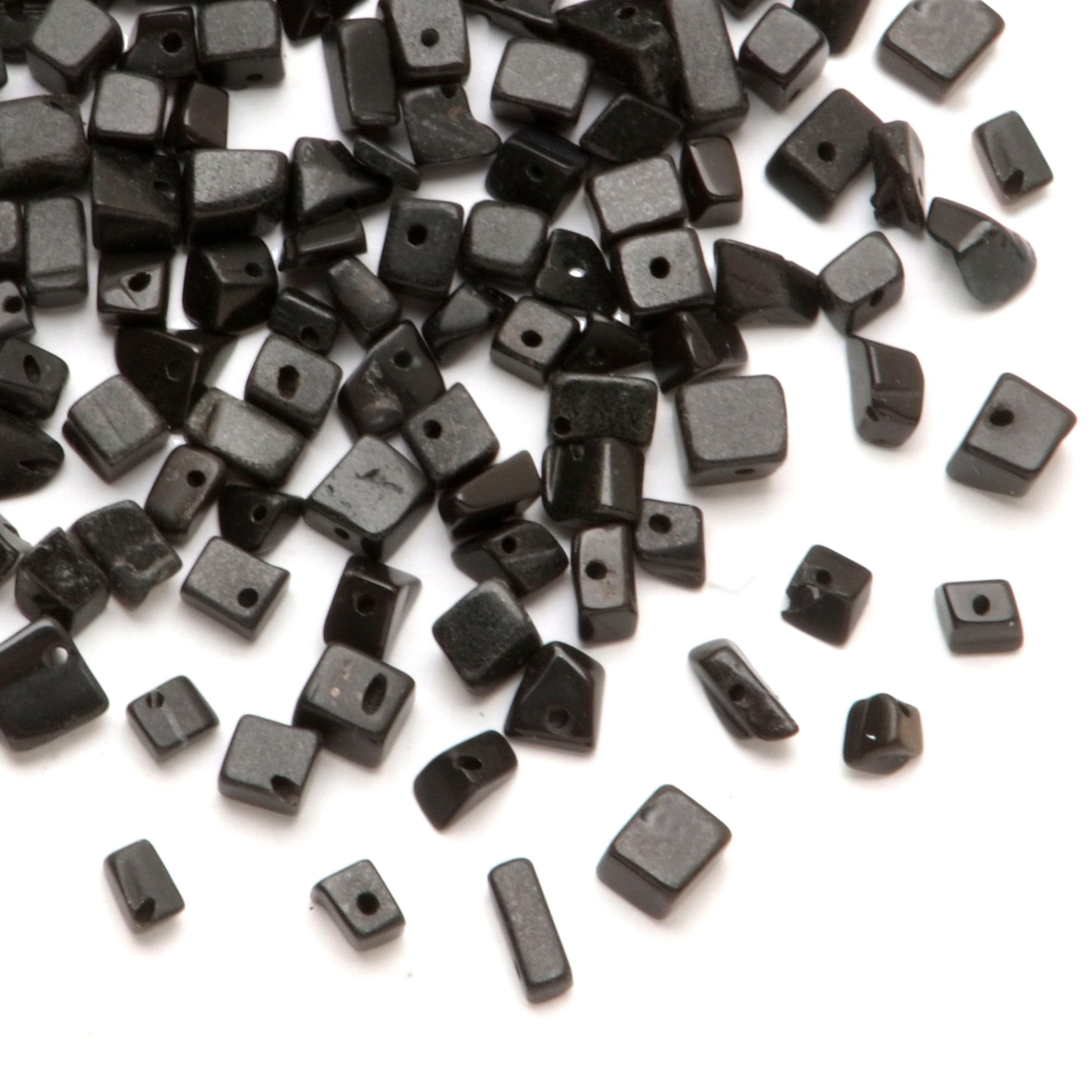 John Bead Semi-Precious Gemstone Irregular Chip Beads, Blackstone (24g ...