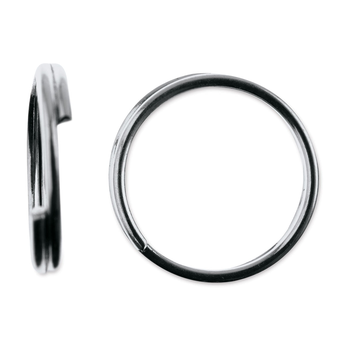 John Bead Must Have Findings Split Rings - Package of 100, Silver, 10 ...
