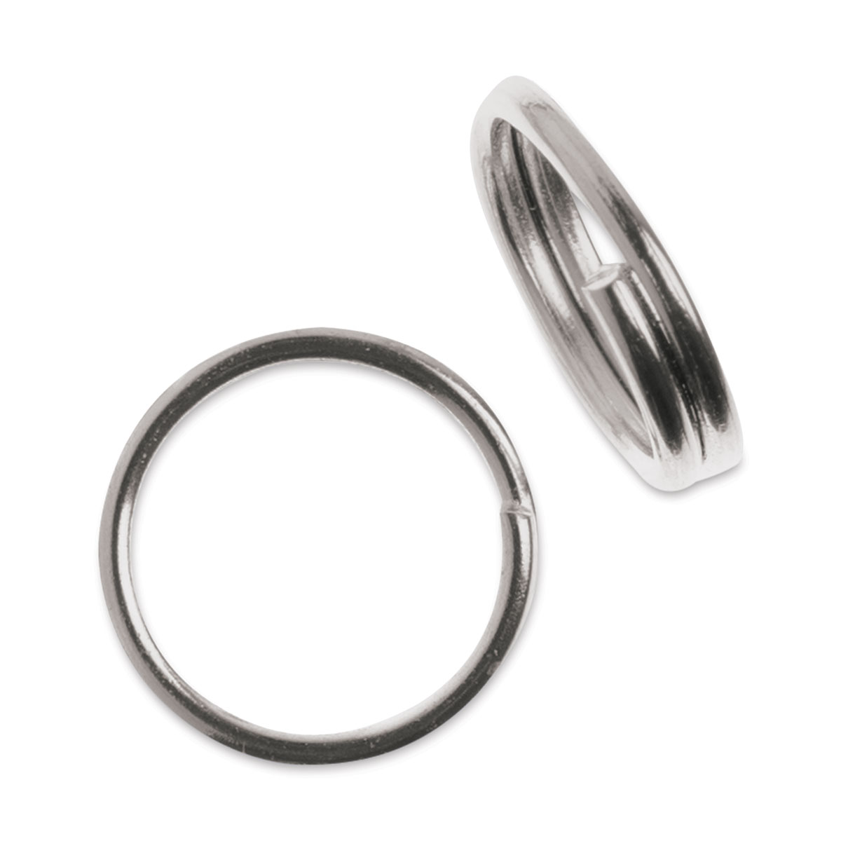 John Bead Must Have Findings Split Rings - Package of 142, Silver, 6 mm ...