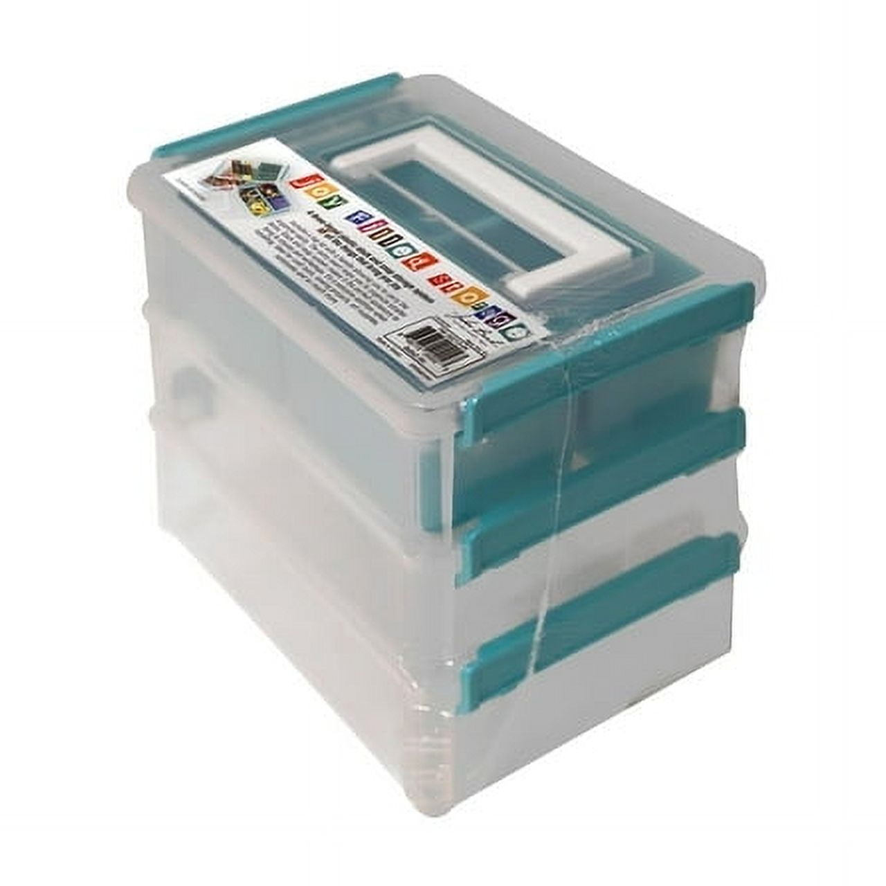 John Bead Stack and Snap Craft Storage Containers - 3 Layers with ...